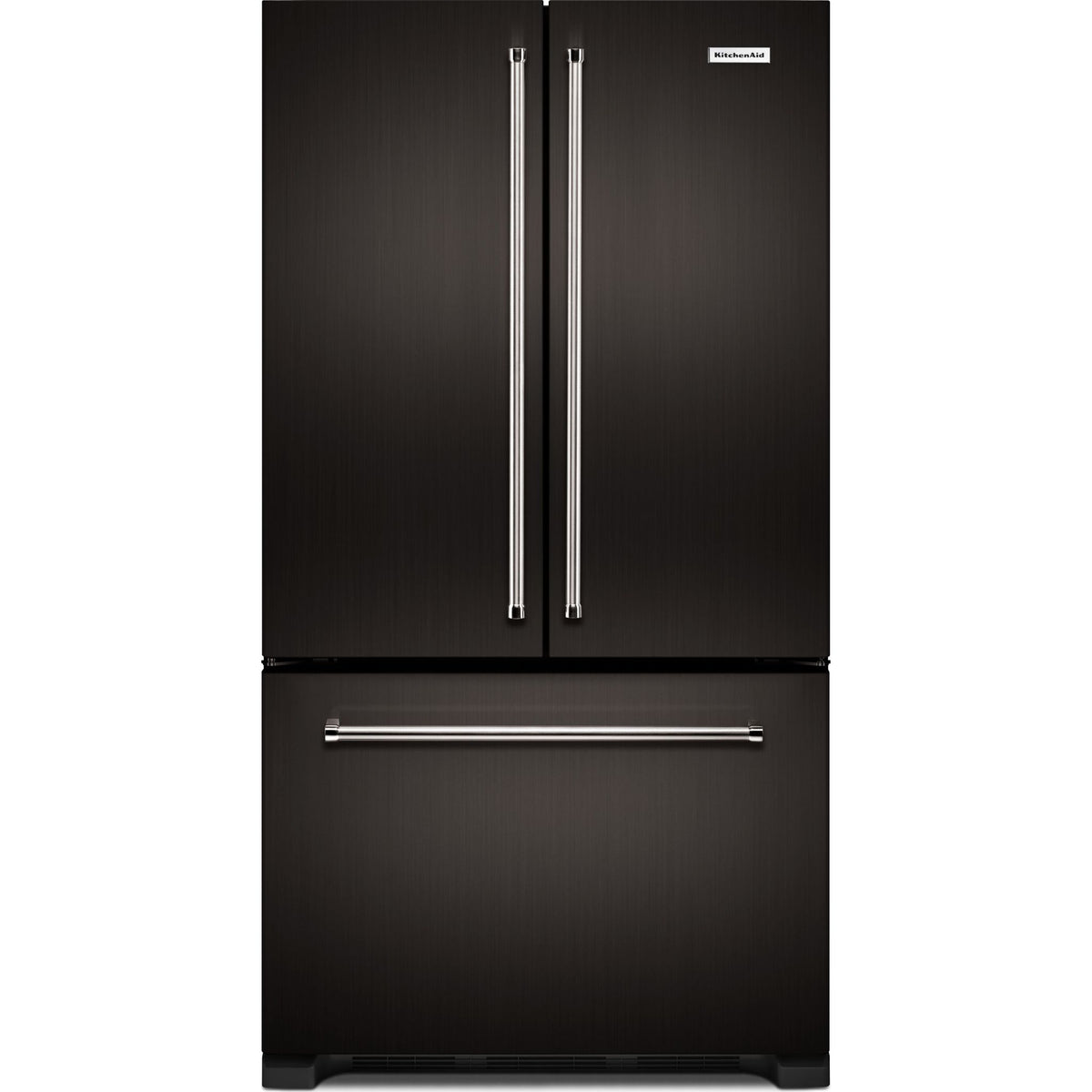 KitchenAid French Door Fridge (KRFC302EBS) - Black Stainless Steel wit ...